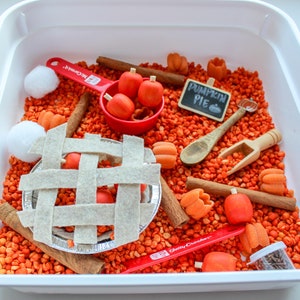 Pumpkin Pie Baking Sensory Kit, Pie Sensory Kit, Open Ended Play, Gift ...