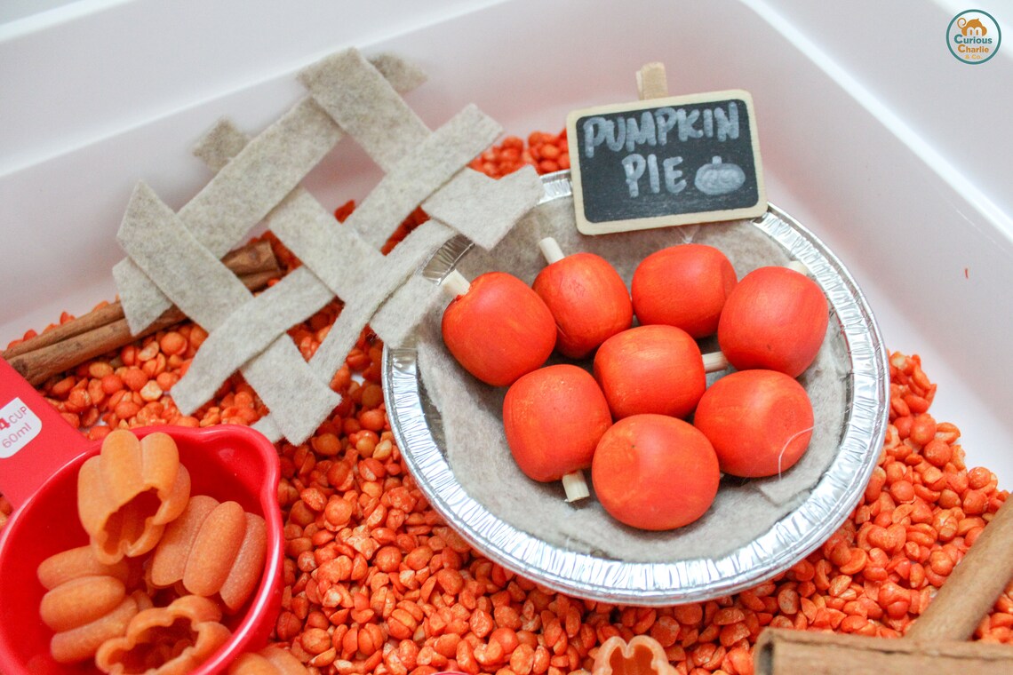 Pumpkin Pie Baking Sensory Kit, Pie Sensory Kit, Open Ended Play, Gift ...