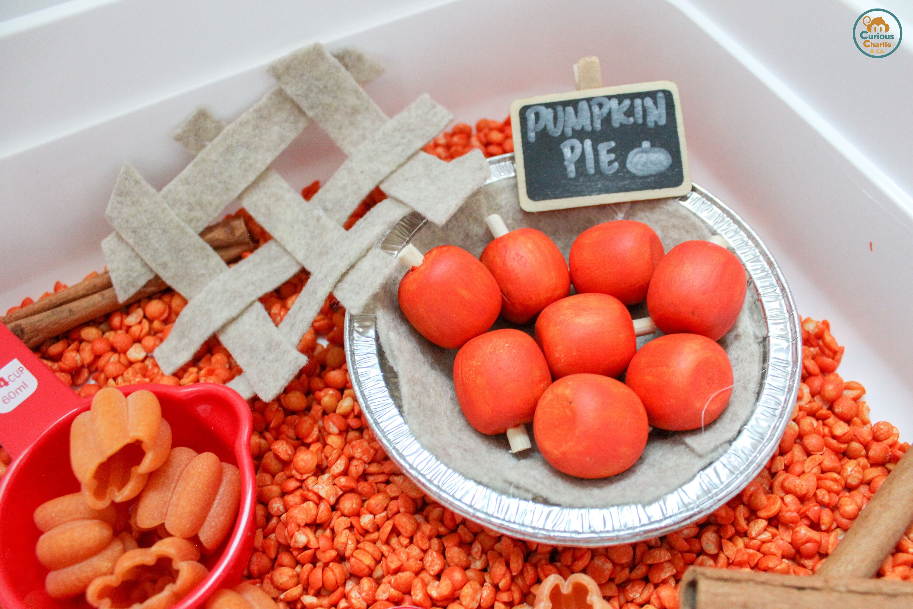 Pumpkin Pie Baking Sensory Kit, Pie Sensory Kit, Open Ended Play, Gift ...