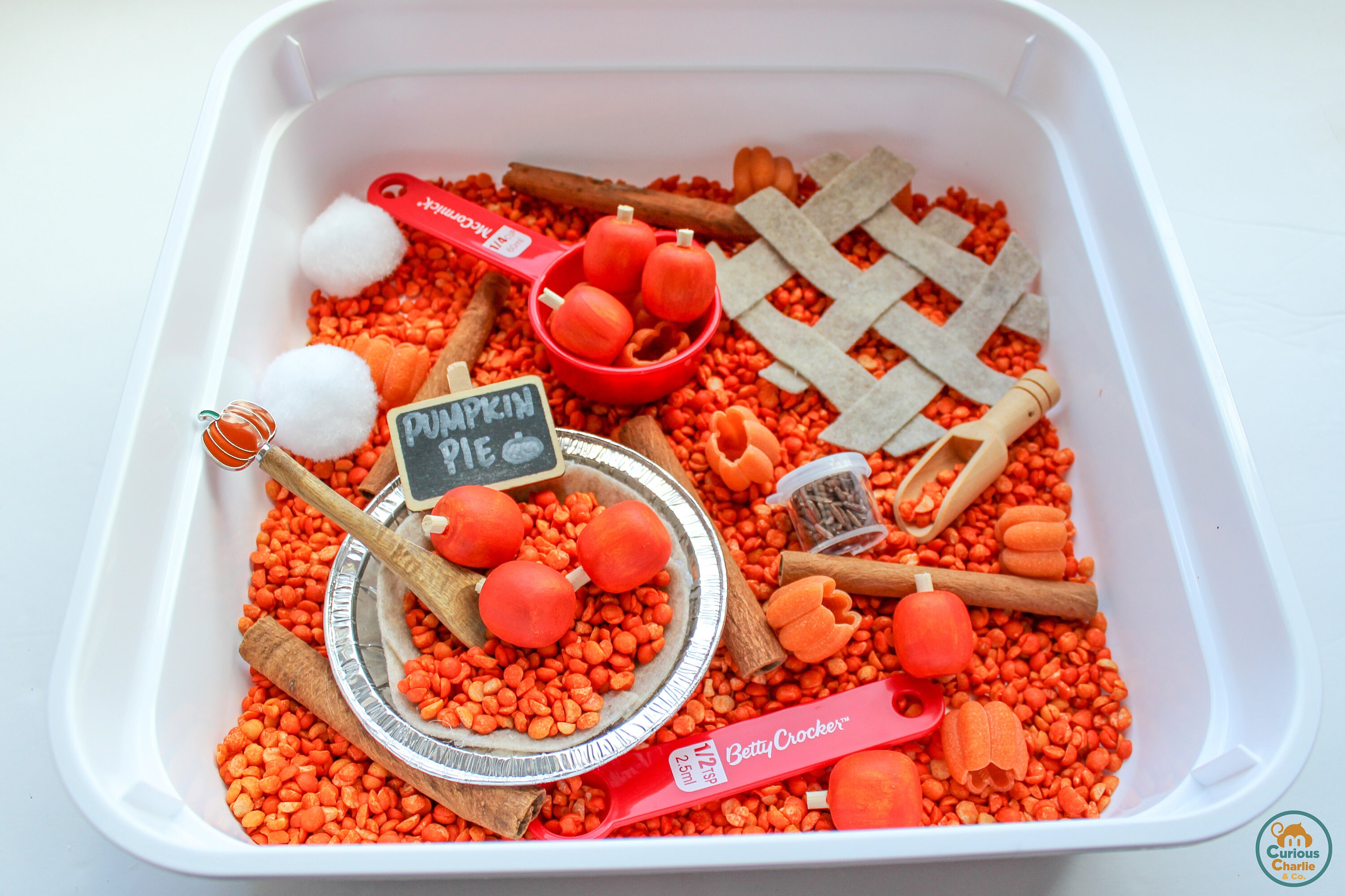Pumpkin Pie Baking Sensory Kit, Pie Sensory Kit, Open Ended Play, Gift ...