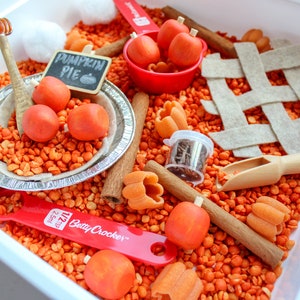 Pumpkin Pie Baking Sensory Kit, Pie Sensory Kit, Open Ended Play, Gift ...