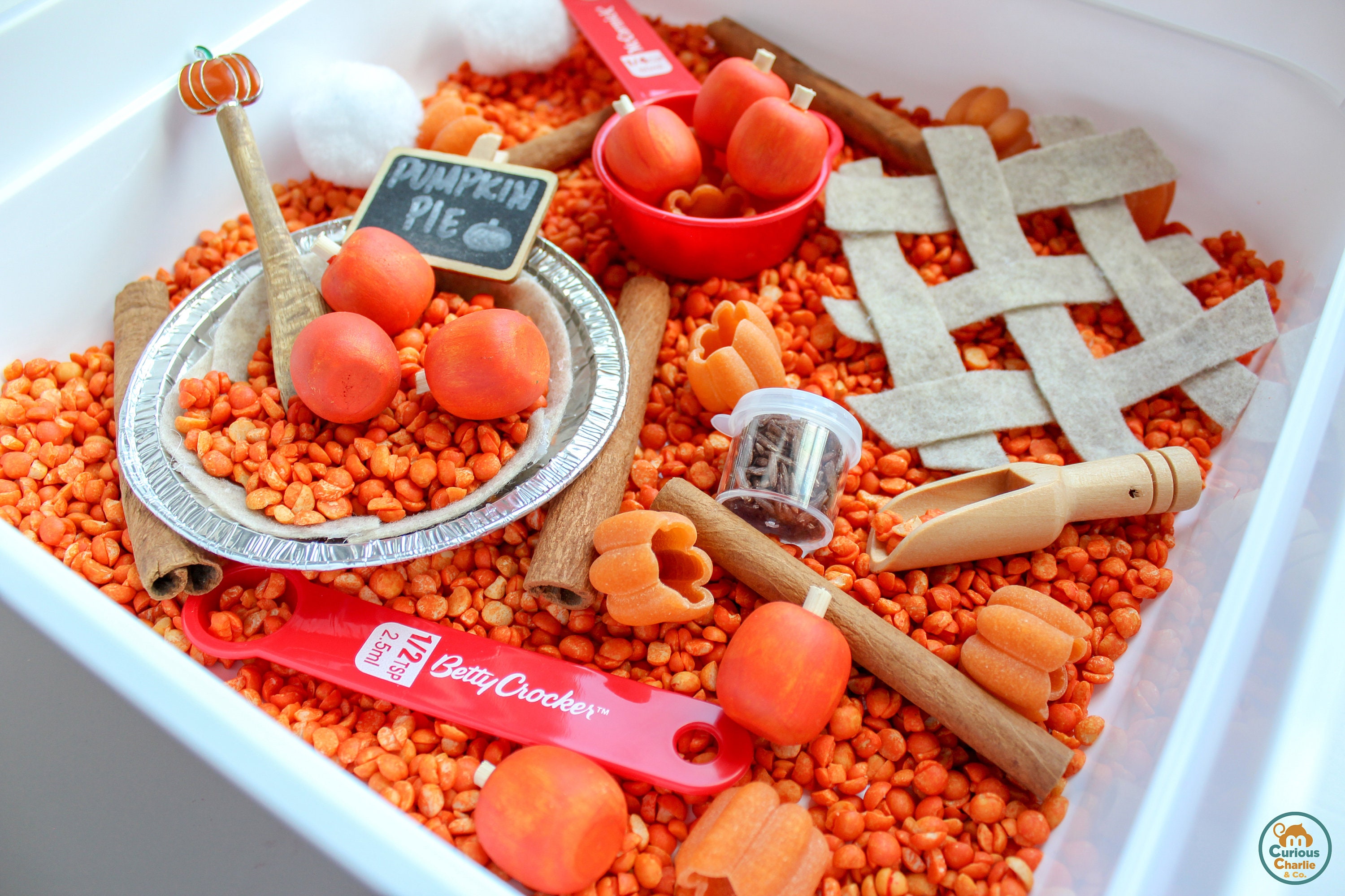 Pumpkin Pie Baking Sensory Kit, Pie Sensory Kit, Open Ended Play, Gift ...