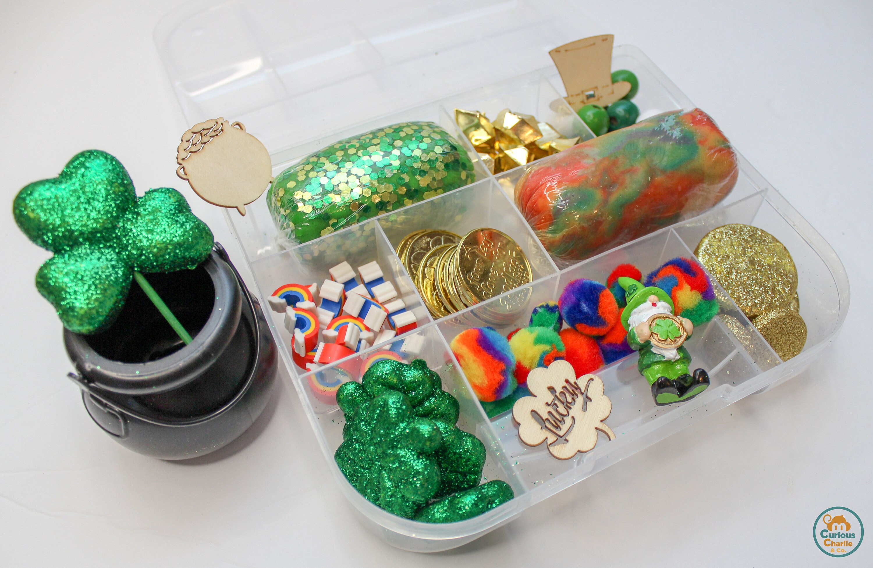 St. Patrick's Day Play Dough Sensory Kit Rainbow Play Dough Sensory Kit ...