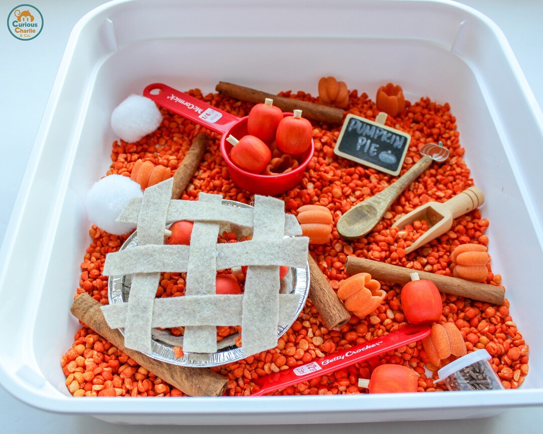 Pumpkin Pie Baking Sensory Kit, Pie Sensory Kit, Open Ended Play, Gift ...