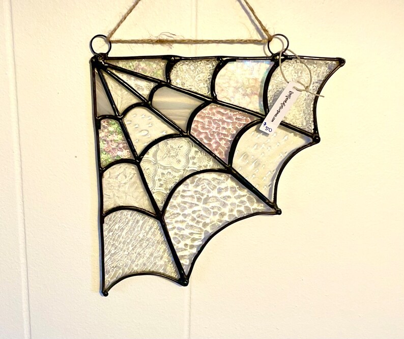 Stained Glass Spider Web - Etsy