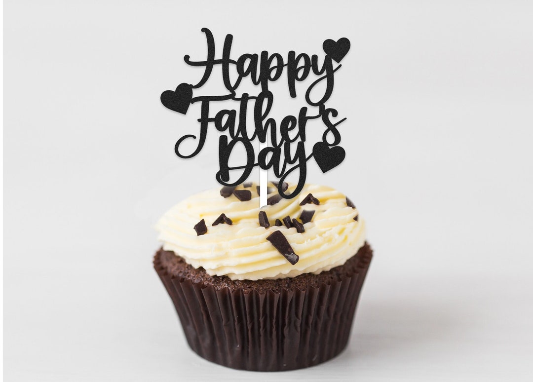 Happy Father's Day Topper File, Happy Father's Day SVG PNG, Happy ...