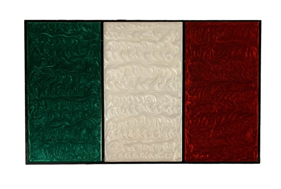 Italy Flag Epoxy Wall Art - 11" X 17" - Etsy