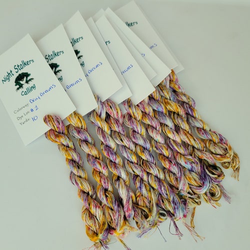 Wildcard 6-strand Cotton Embroidery Floss Hand Dyed Thread - Etsy
