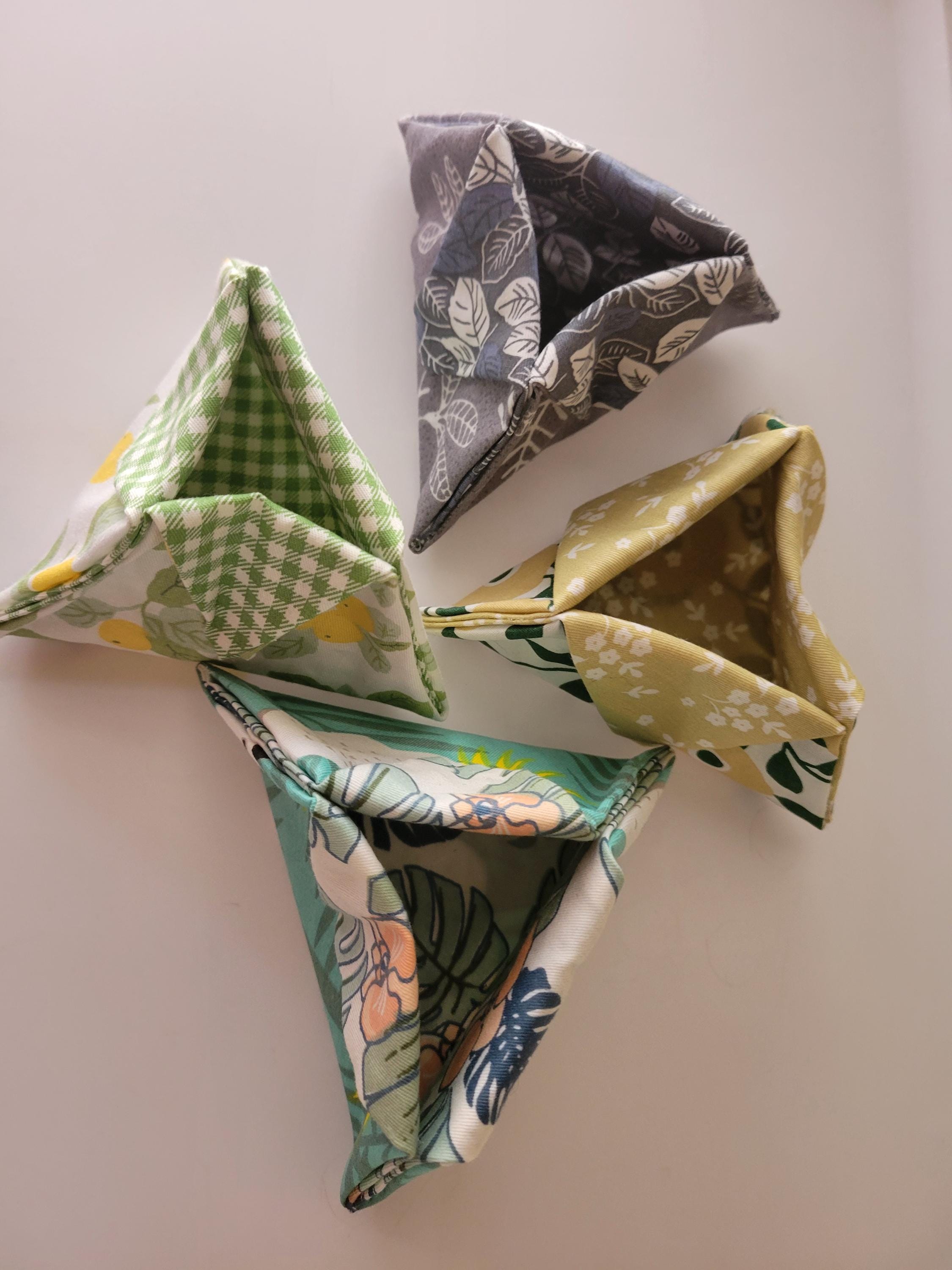 Small Fabric Thread Catcher: Sewing, Embroidery, Cross Stitch ORT Bag ...