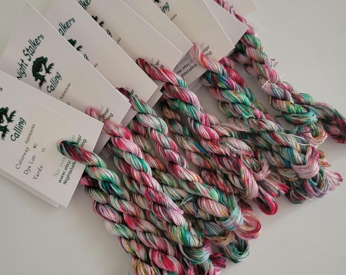 Applejacks- 6 Strand DMC Floss, Hand Dyed, Variegated Thread, Overdyed ...