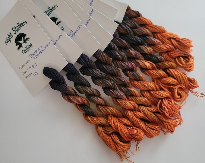 The Shire 6 Strand DMC Floss, Hand Dyed, Variegated Thread, Over Dyed ...