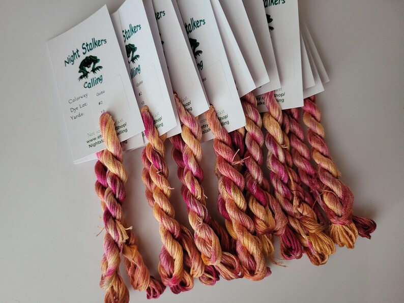 Gobo- June '24 Mystery Colorway, Hand Dyed Floss, Variegated Thread ...