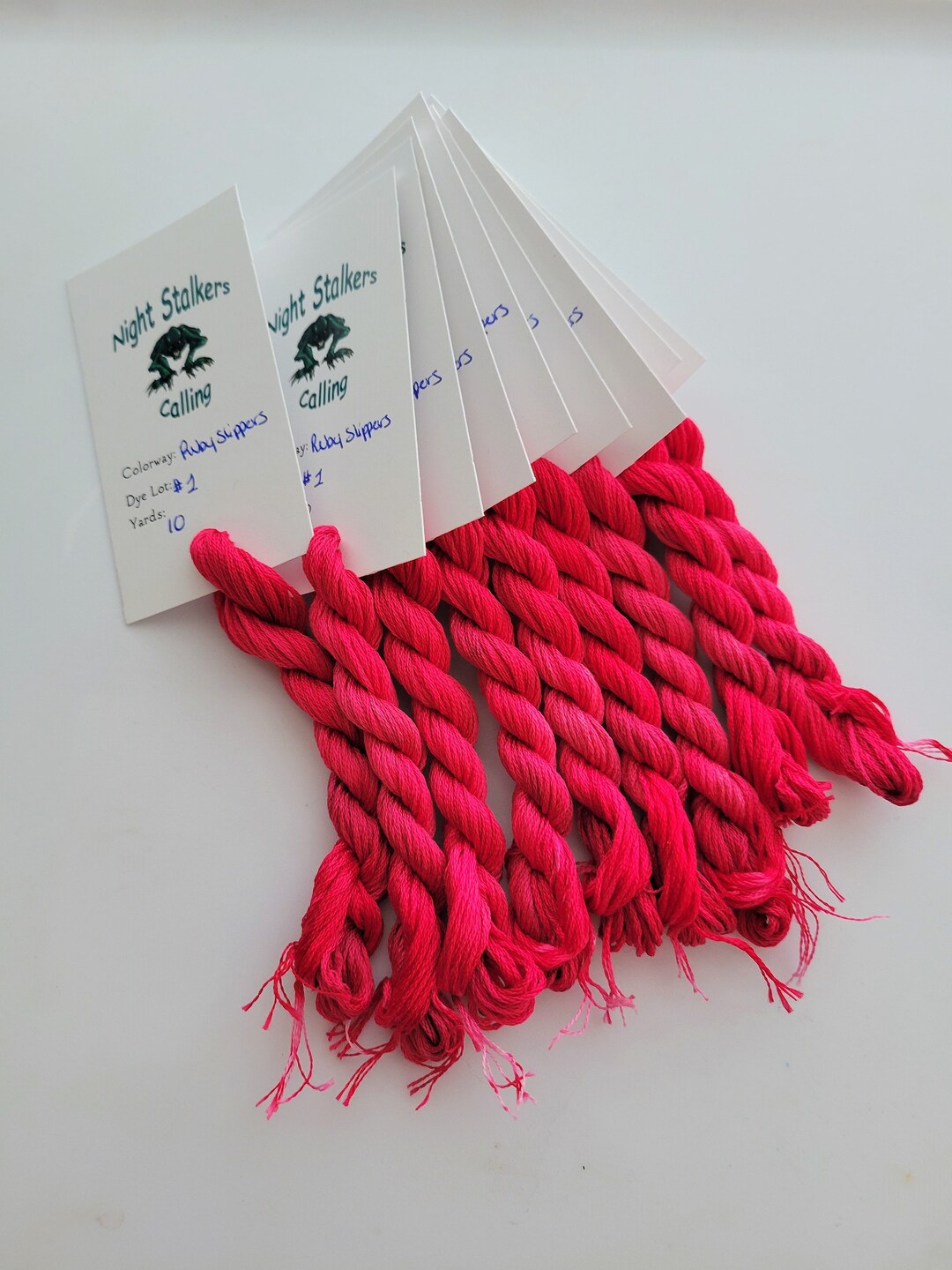 Ruby Slippers- 6 Strand DMC Floss, Variegated Thread, Over Dyed, Cross ...