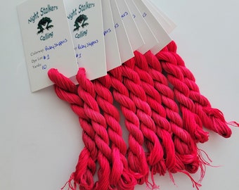 Bonnie Lass- 6 Strand DMC, Hand Dyed Floss, Variegated Thread, Overdyed ...