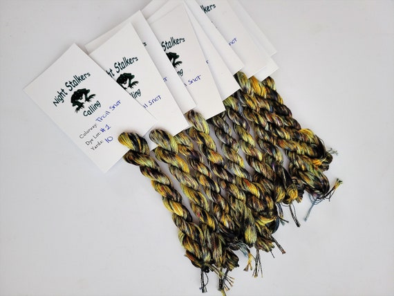 Troll Snot 6 Strand DMC Hand Dyed Floss Variegated - Etsy