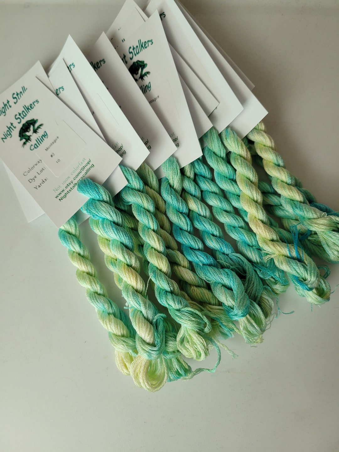 Montague April '24 Mystery Colorway, Hand Dyed Floss, Variegated Thread ...