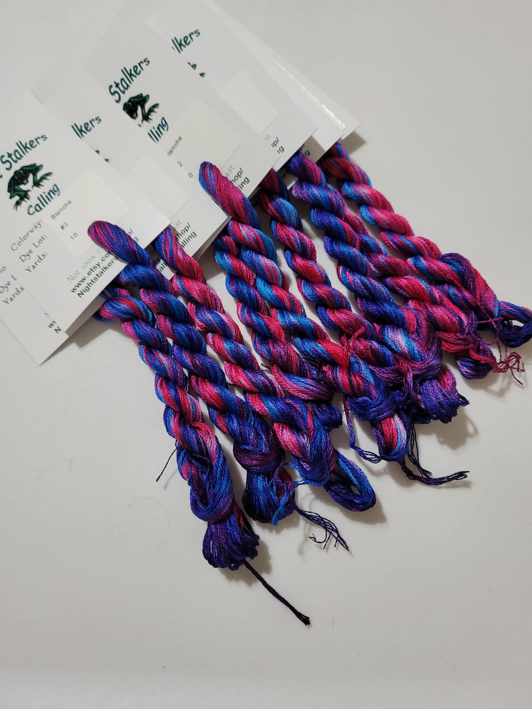 Blanche- July 24 Mystery Colorway, Hand Dyed Floss, Variegated Thread ...