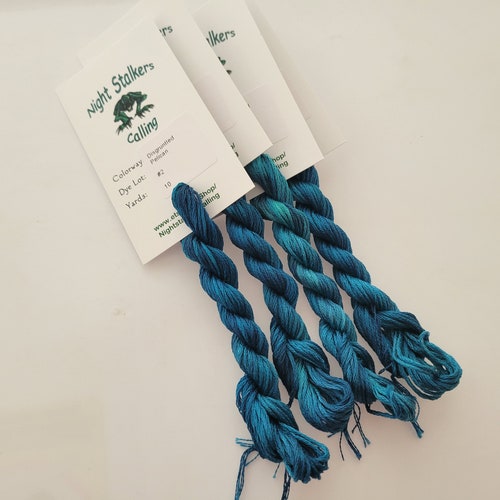 Wildcard 6-strand Cotton Embroidery Floss Hand Dyed Thread - Etsy