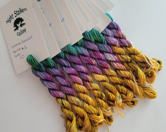 Bonnie Lass- 6 Strand DMC, Hand Dyed Floss, Variegated Thread, Overdyed ...