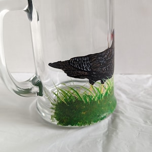 Hand Painted Wild Turkey Beer Mug - Etsy