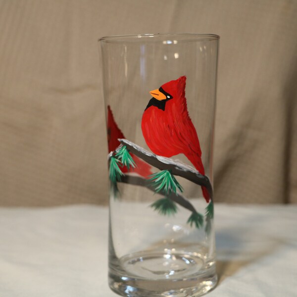 Hand Painted Cardinal - Etsy