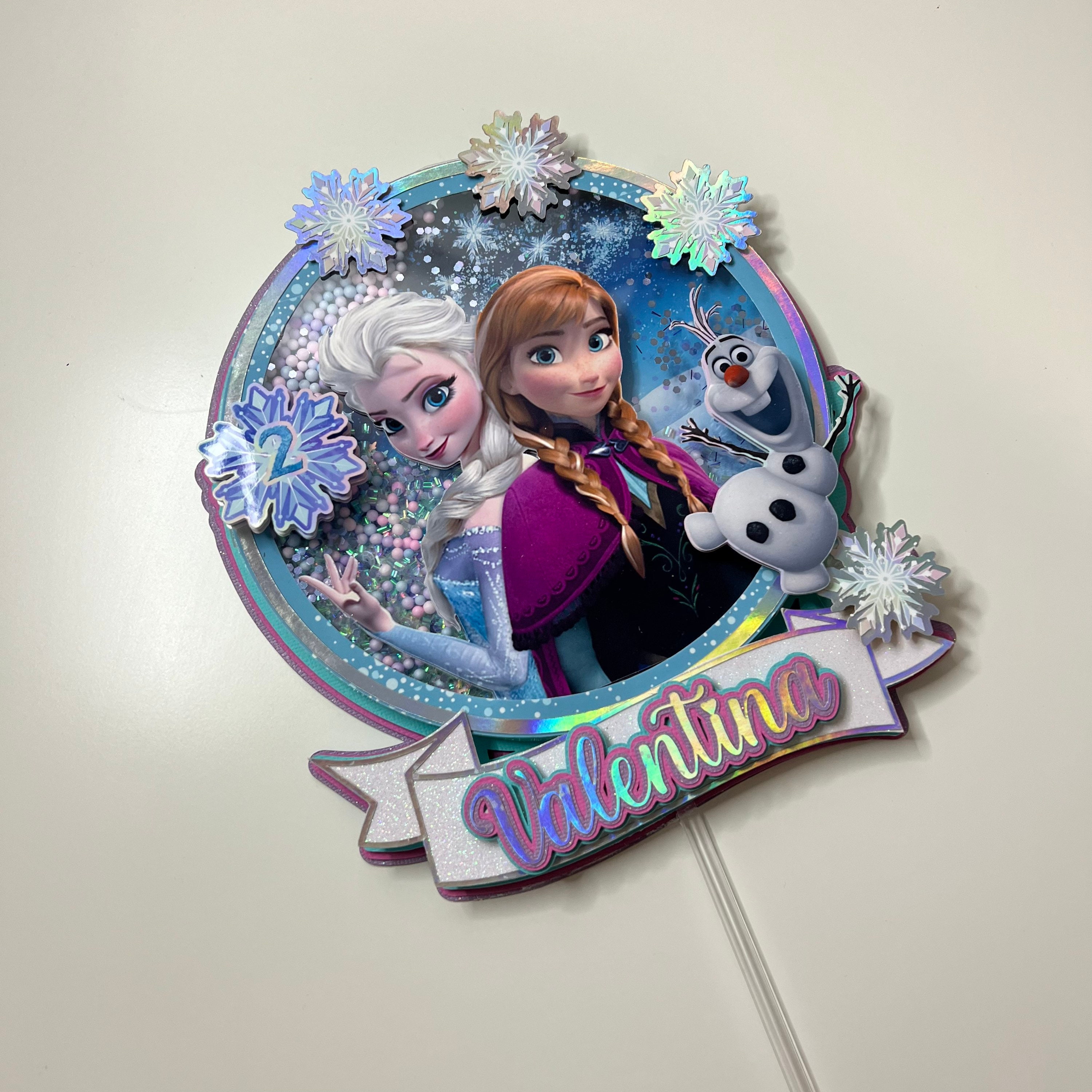 Frozen Cake Topper, Frozen Centerpiece, Frozen Party Decoration, Party ...