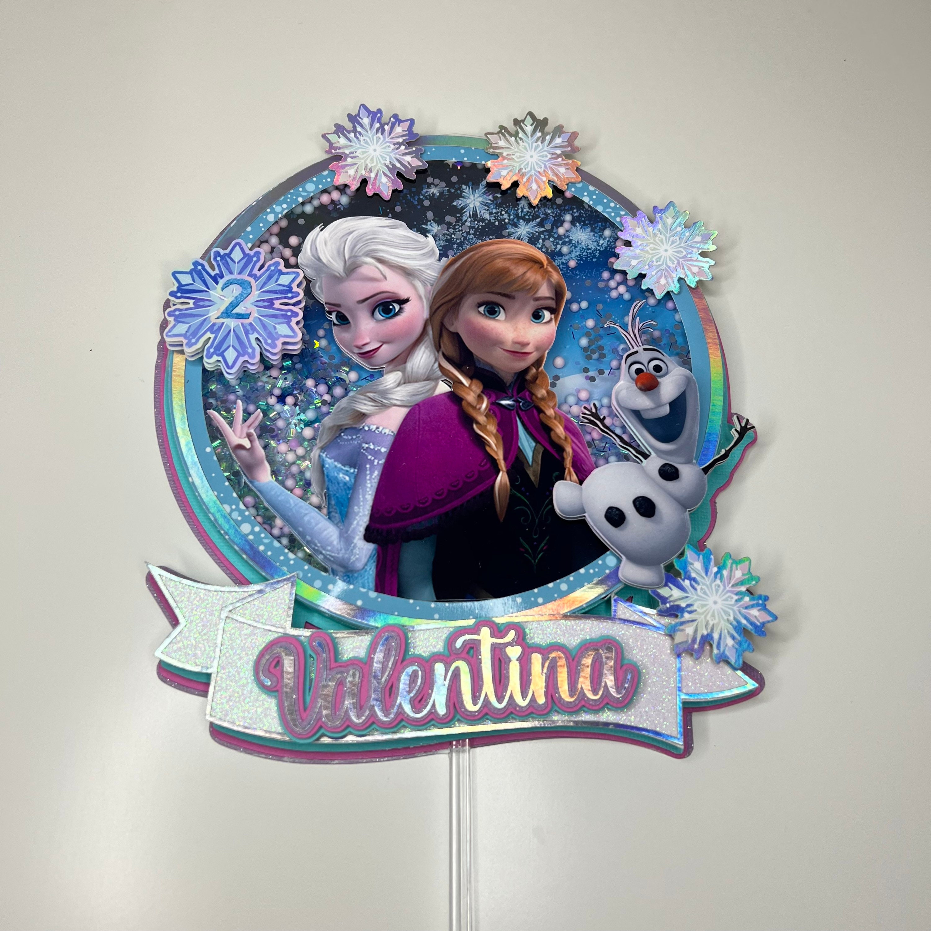 Frozen Cake Topper, Frozen Centerpiece, Frozen Party Decoration, Party ...