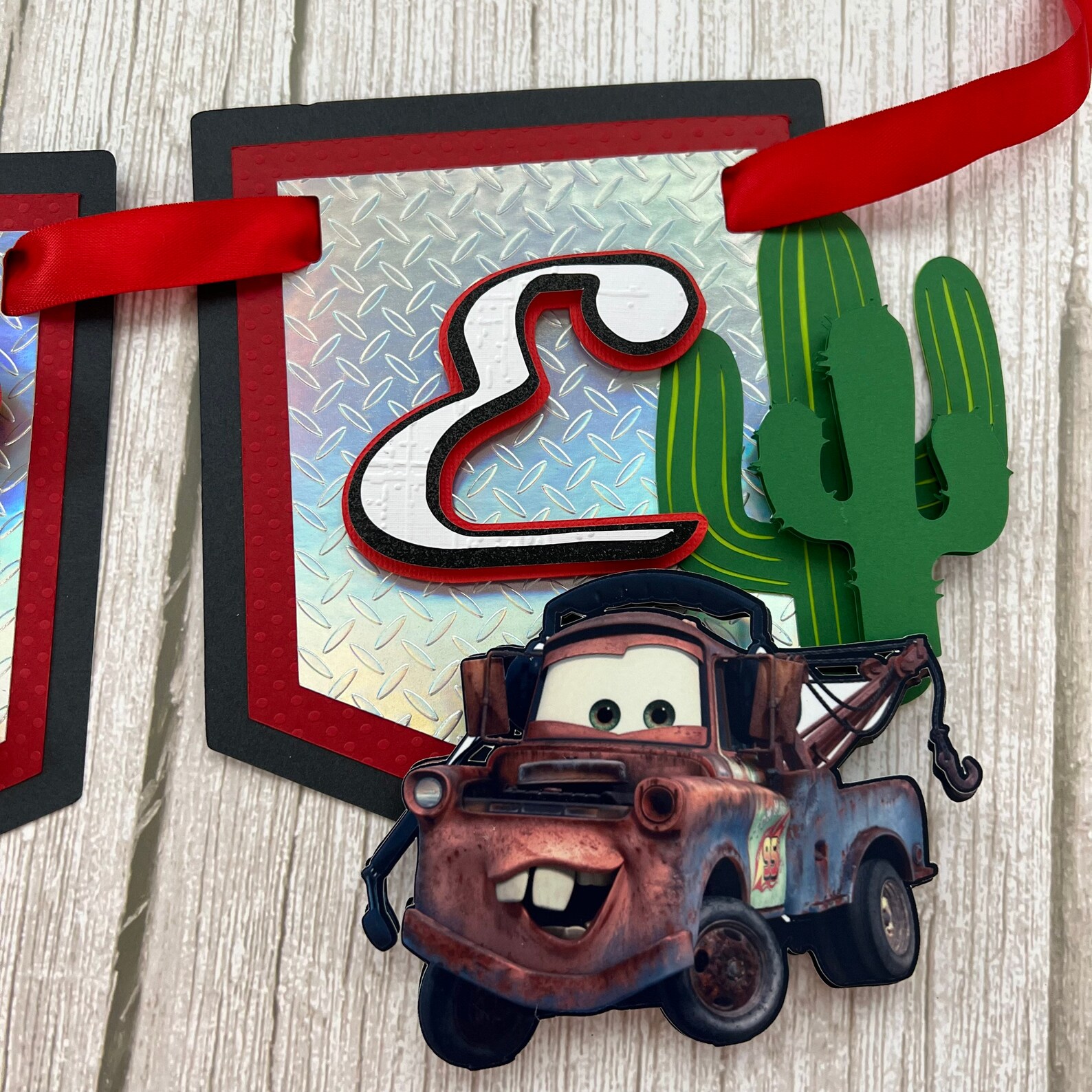 Cars Birthday Banner Mcqueen Party Decoration Cars Happy - Etsy