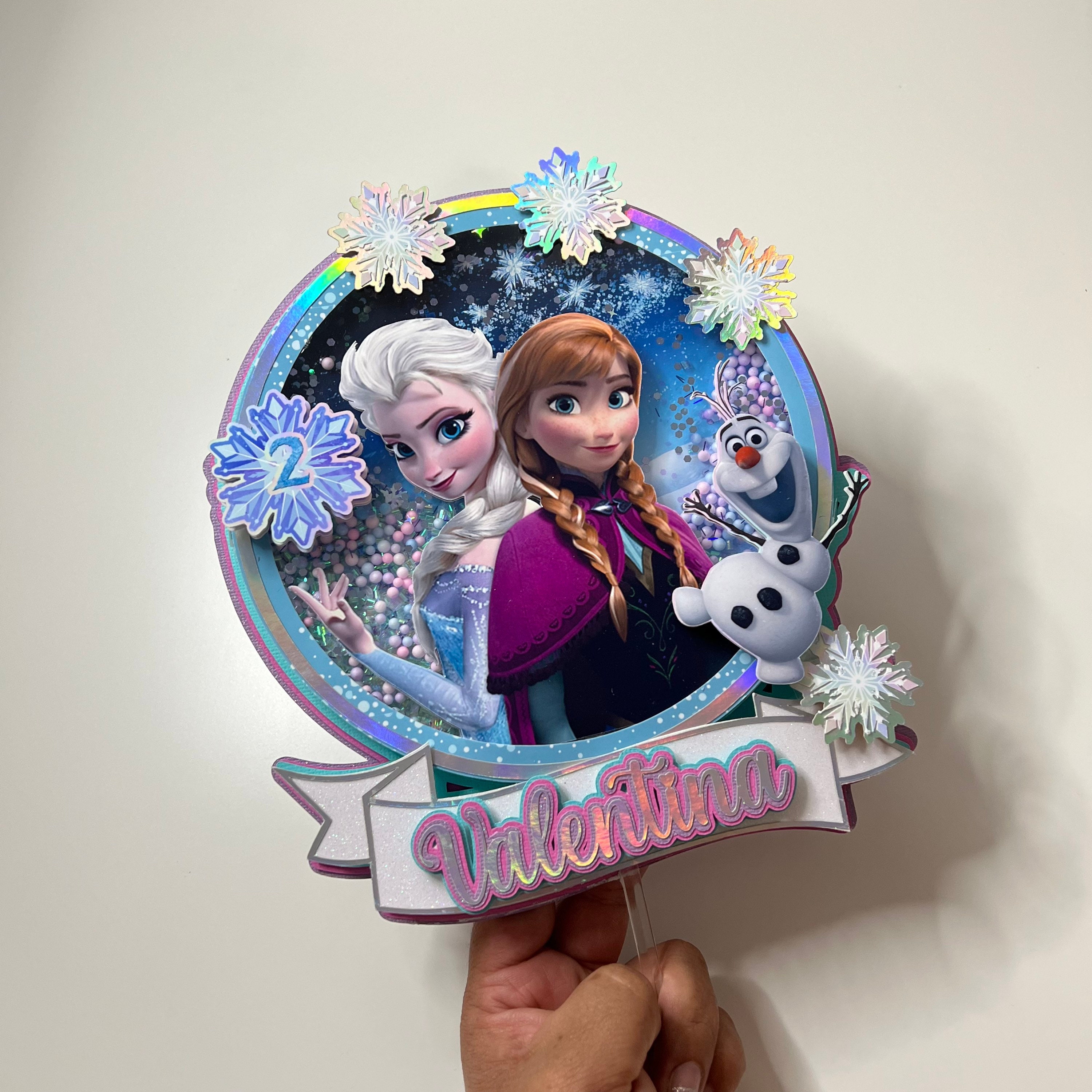 Frozen Cake Topper, Frozen Centerpiece, Frozen Party Decoration, Party ...