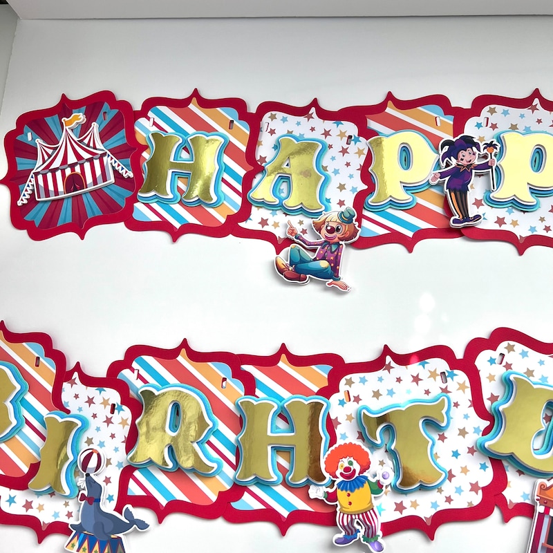 Circus Banner - Etsy