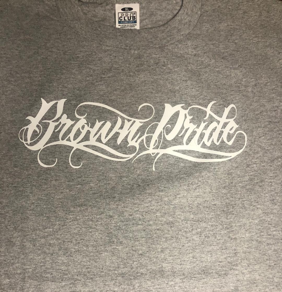 Brown Pride Lettering