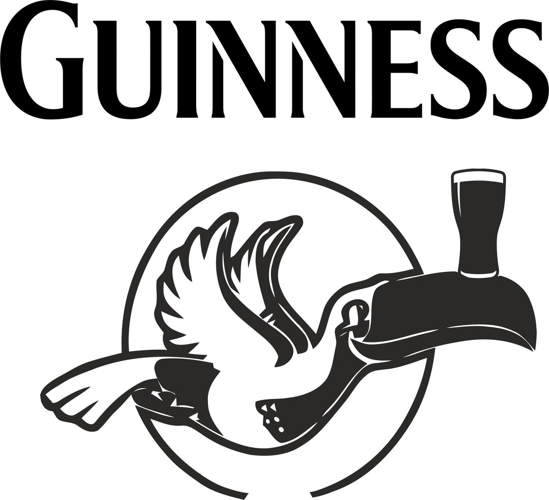 Guinness Image Decal Sticker Man Cave Bar Window - Etsy