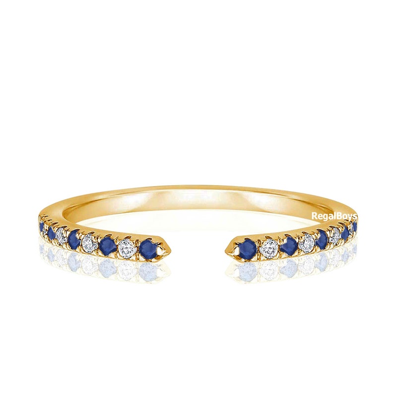 Diamond Open Band - Etsy
