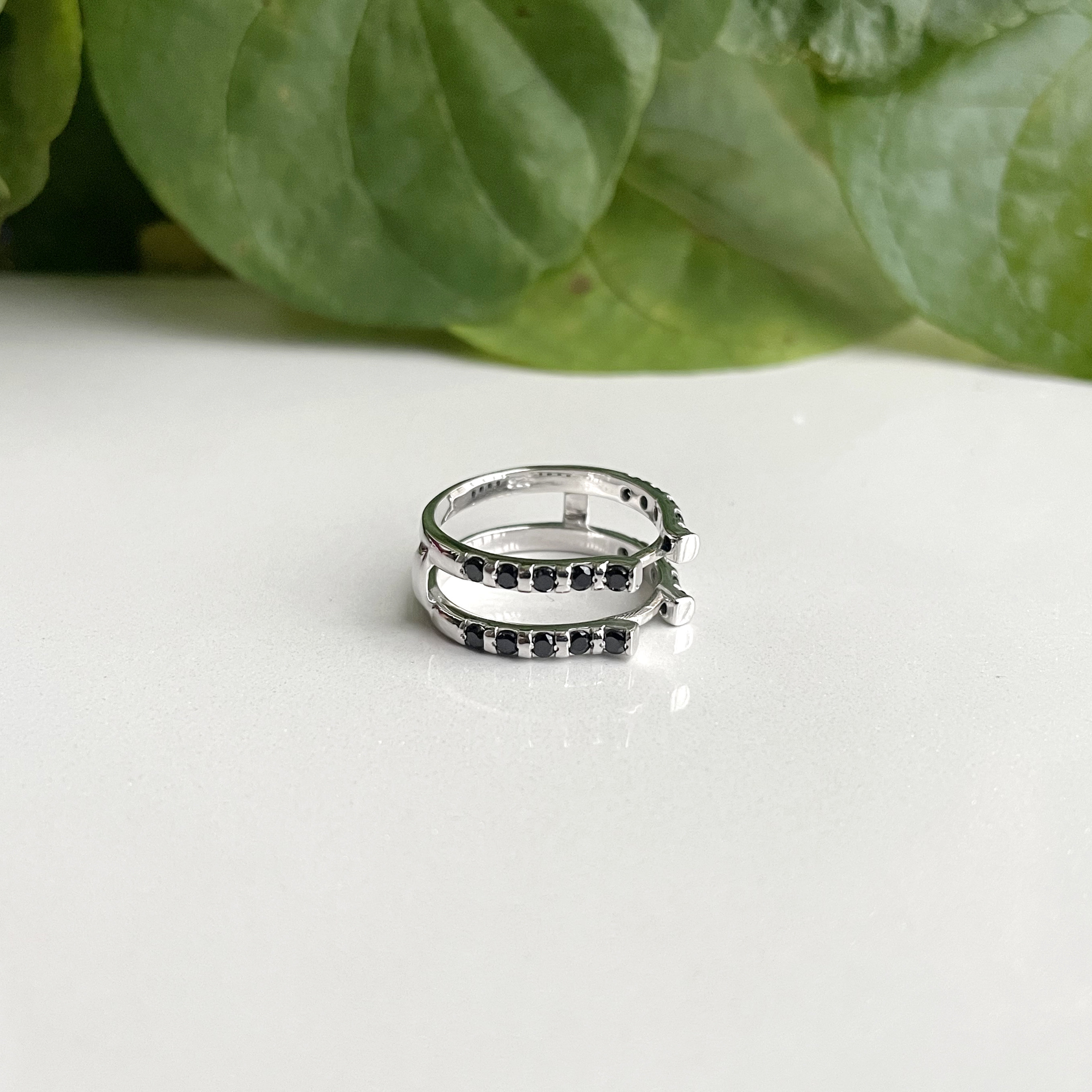 Black Diamond Enhancer Wrap Ring, Ring Guards & Spacers , 14K Gold ...