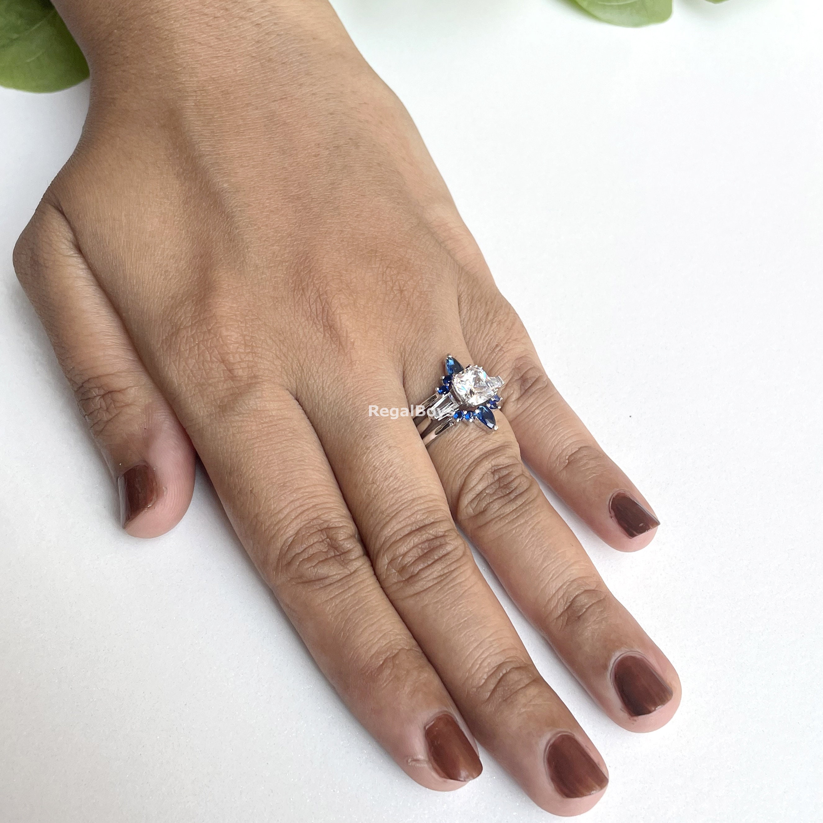 Sapphire Enhancer Wrap Ring, Ring Guards & Spacers , 14K Gold Finish ...