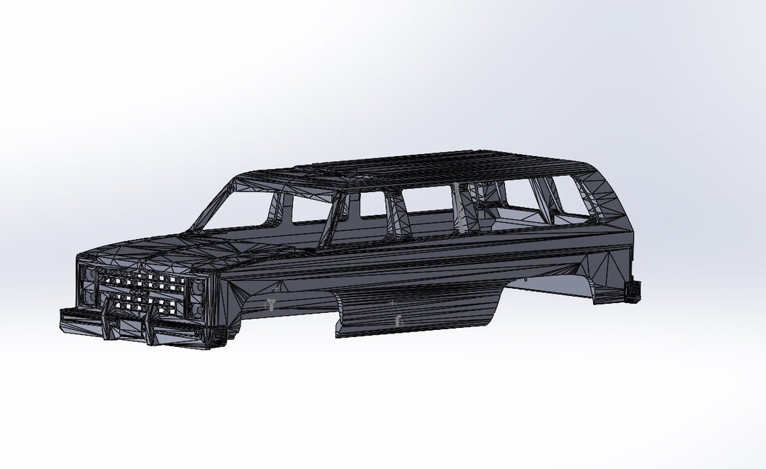 SCX24 Scale Suburban Body FILE ONLY - Etsy