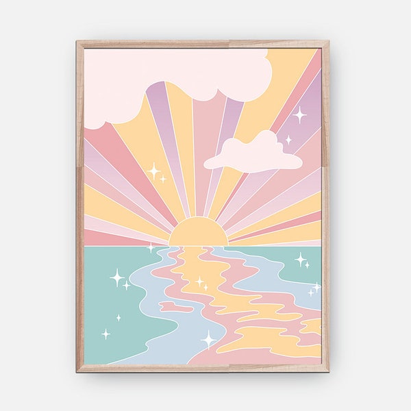 Sunset Art - Etsy