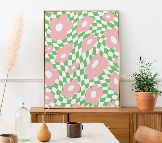 Danish Pastel Wall Decor Art Print Retro Aesthetic Poster - Etsy