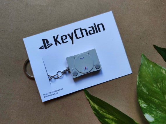 PS1 Playstation Console Keychain - Etsy