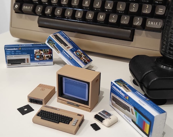 Commodore 64 Logo 3D Fridge Magnet / Shelf Display Retro 80s 8bit Video ...