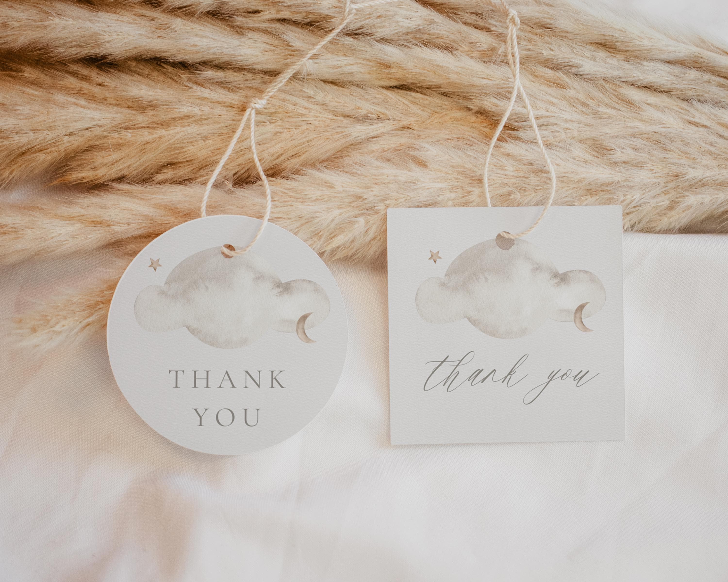 Heaven Sent Baby Shower Favor Tag - Piece of Heaven is on the Way Baby ...