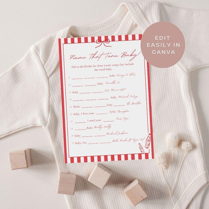 She's Ready to Pop Baby Shower Games Bundle Editable Canva Template ...