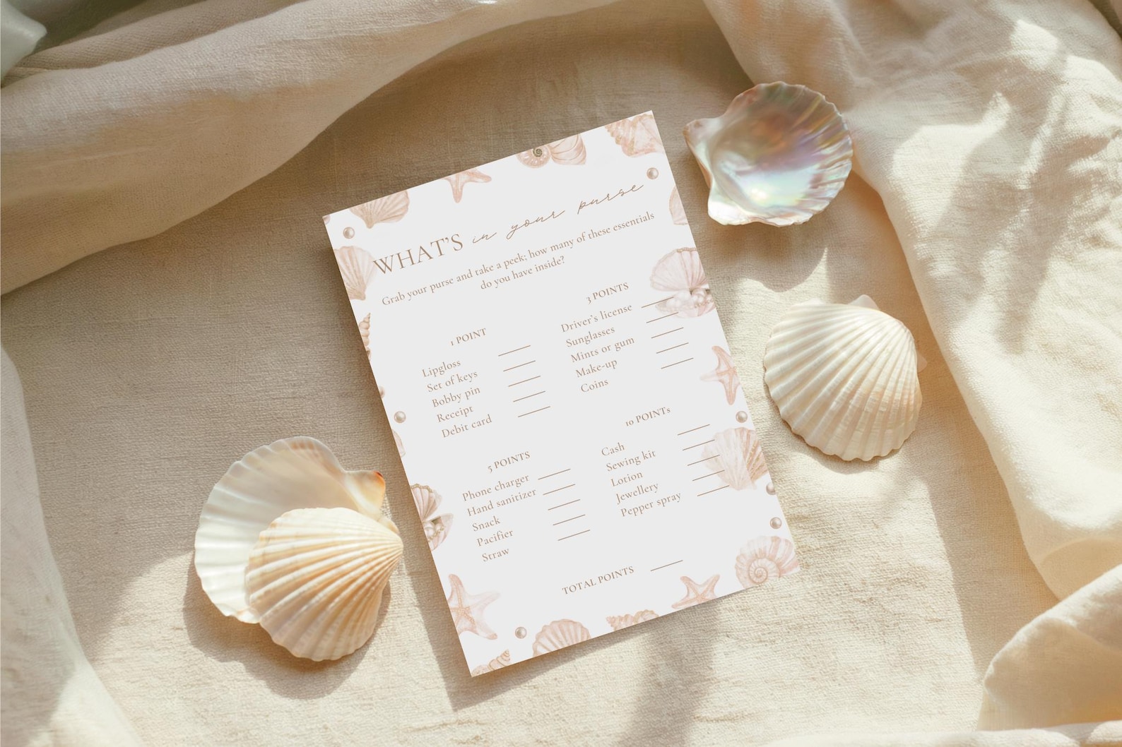 A Little Pearl Baby Shower Bundle Ocean Beach Seashell Pearls Theme ...
