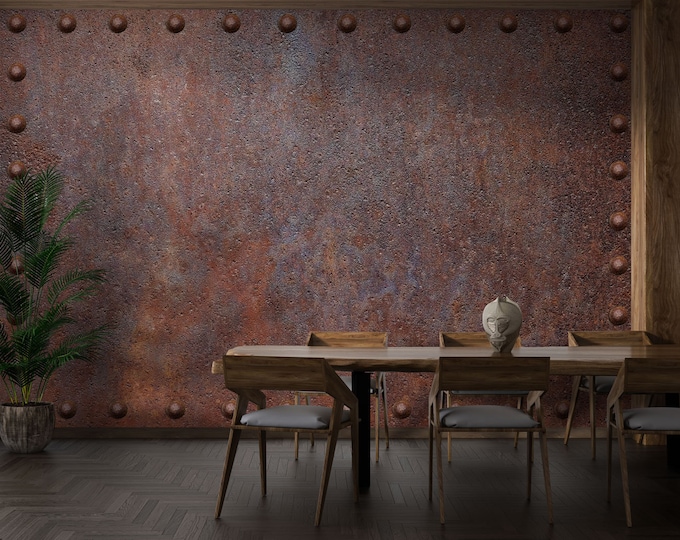 Venetian Bronze Stucco Wallpaper | Modern Industrial Peel and Stick ...