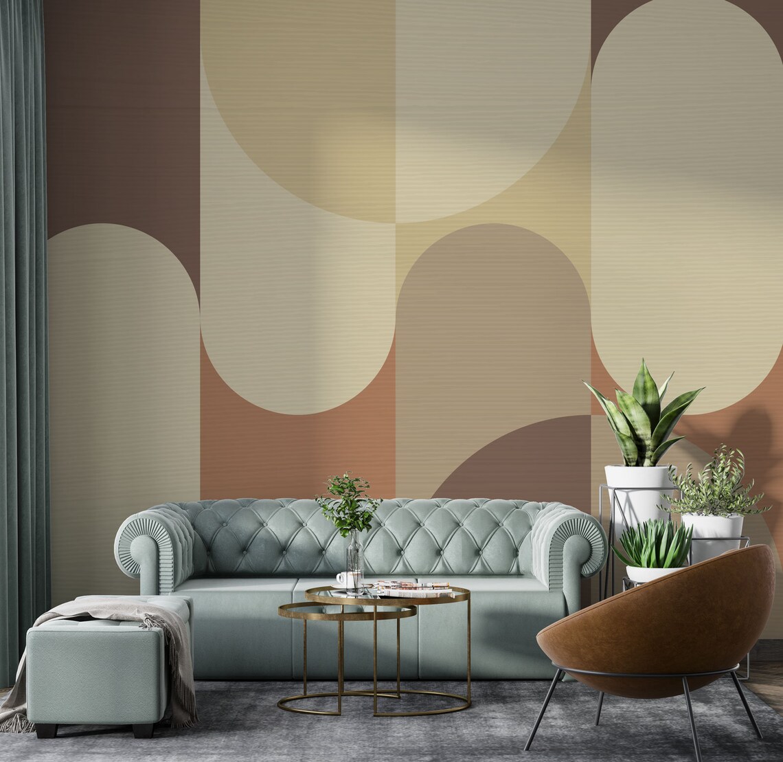 Boho Pastel Colors Wallpaper Peel and Stick Bedroom Decor - Etsy