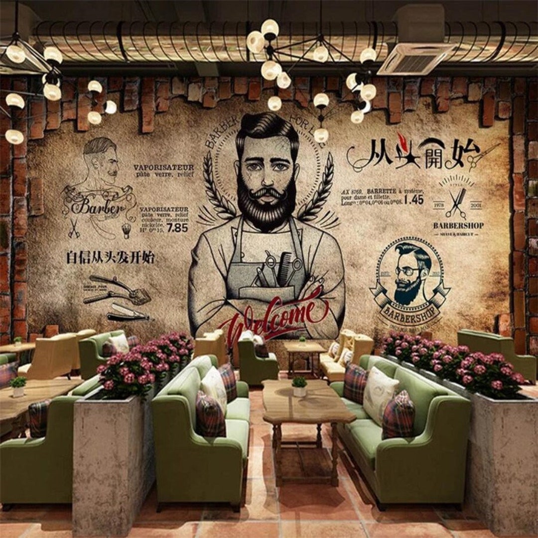 Barber Shop Wallpaper- Man With Scissor- Styles and Designs Wallpaper ...