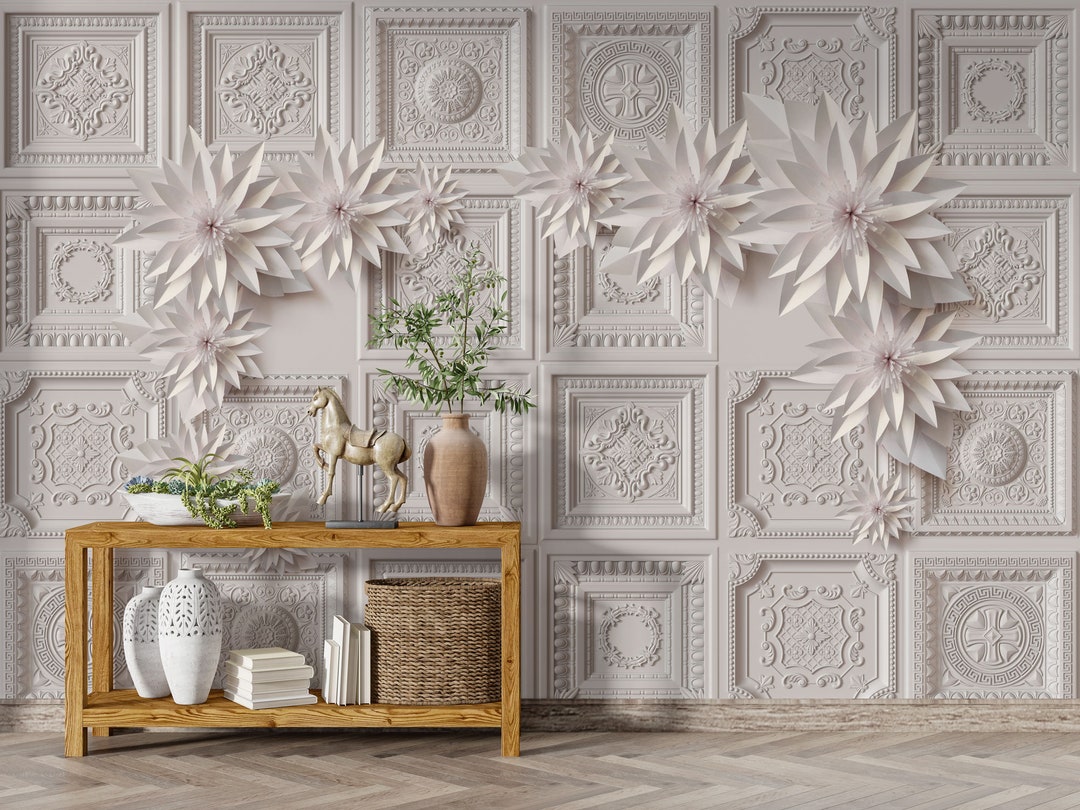 3D WALL PANELING, 3D Wallpaper, Cute Wall Decoration Peel Stick 3d ...