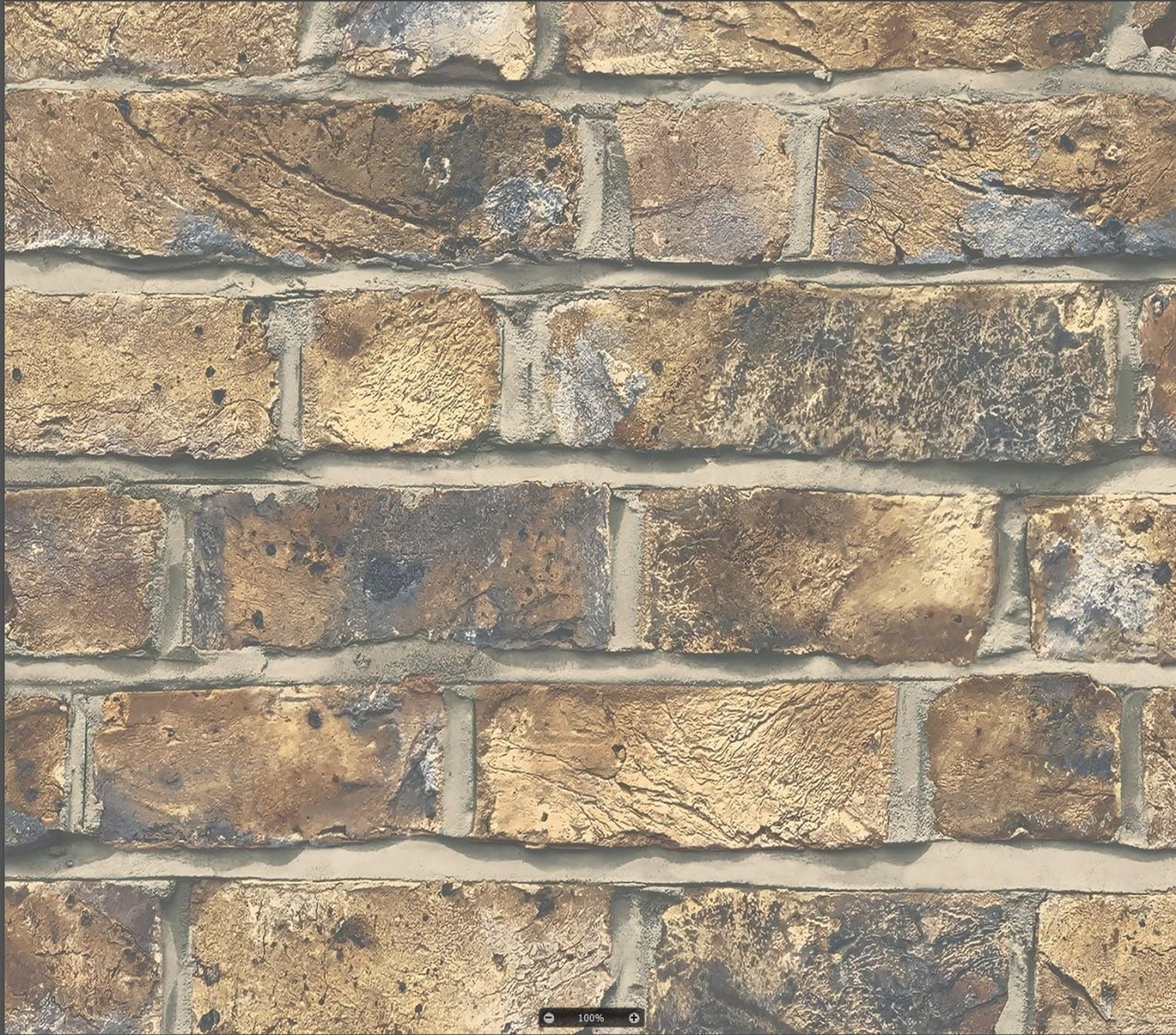 Brick Look Wallpaper - Stone Look Brick Wall Mural - Office Decor 3D ...