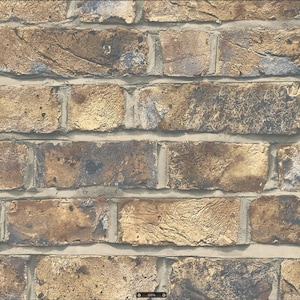 Brick Look Wallpaper - Stone Look Brick Wall Mural - Office Decor 3D ...