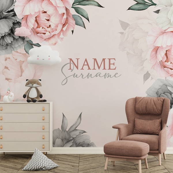 Personalized Name Wallpaper - Etsy